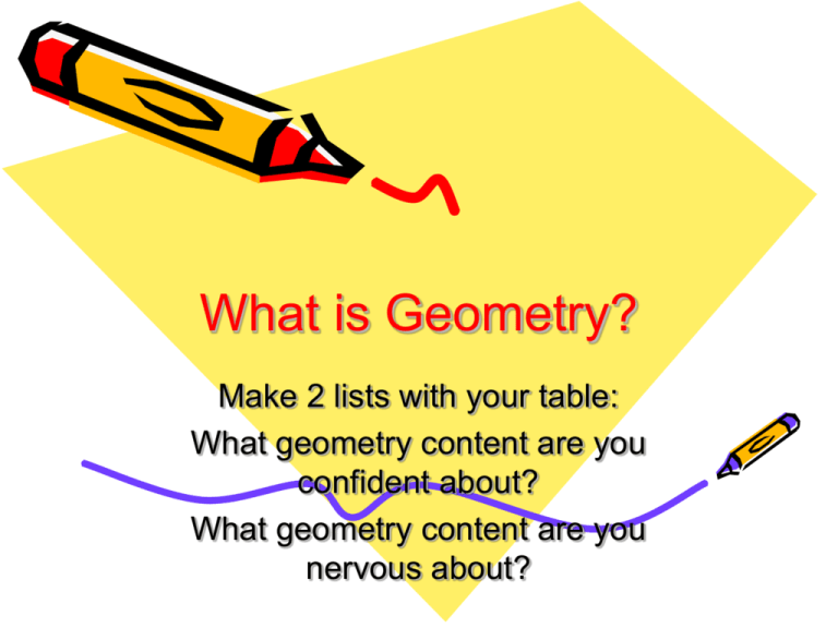 What Is Geometry 