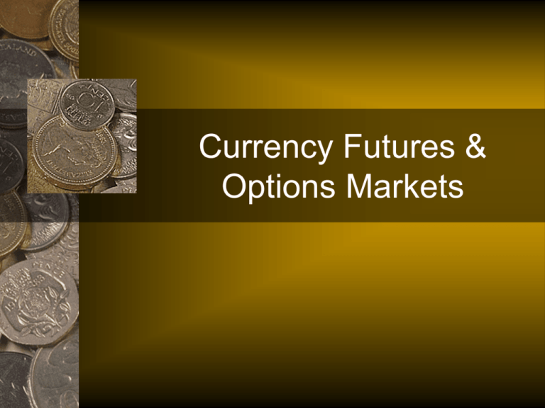 Currency Futures Options