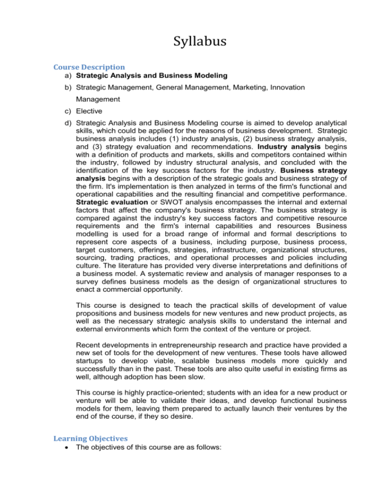 Course Description