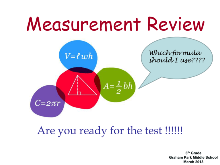 Measurement Review