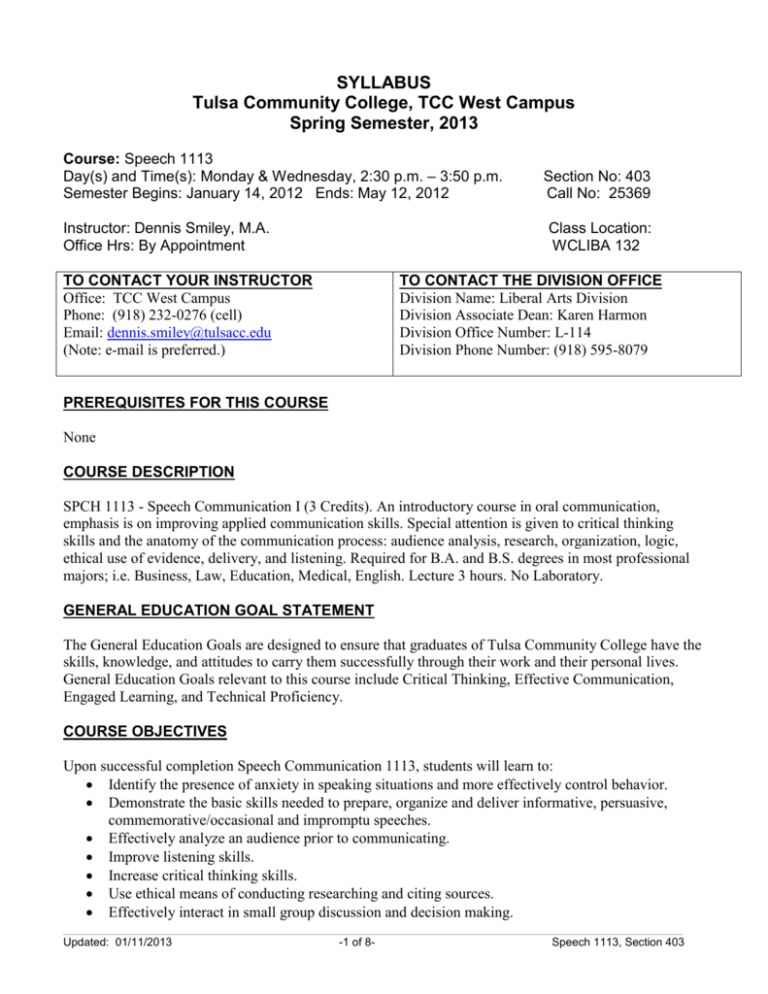 new window - Blackboard - Tulsa Community College