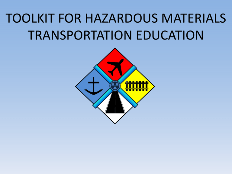 Hazmat Logistics: Supply Chain Overview