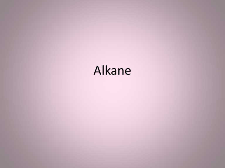 Alkane