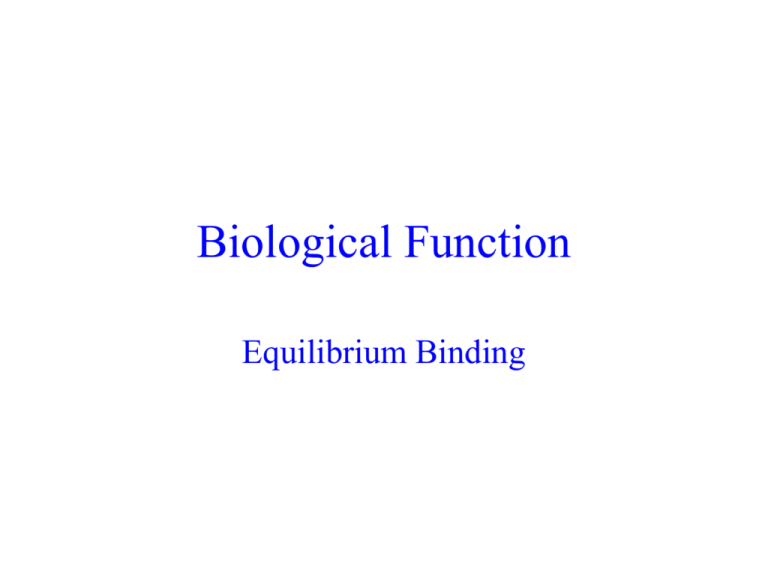 Biological Function