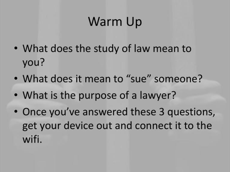 Types Of Laws