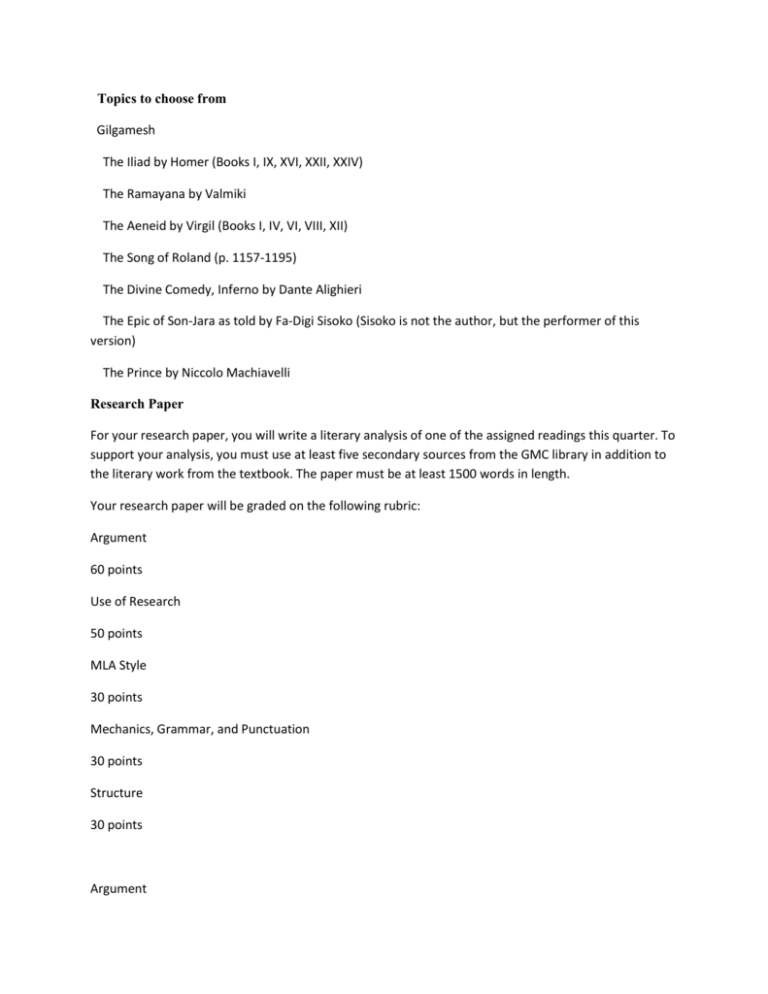 World literature research paper World literature research paper