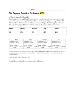 Chi Square Practice Problems