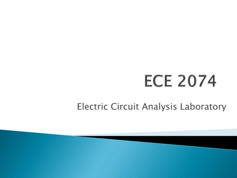 ECE 2074 ECE 2074