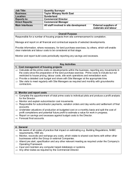 NHBC BUILDING CONTROL