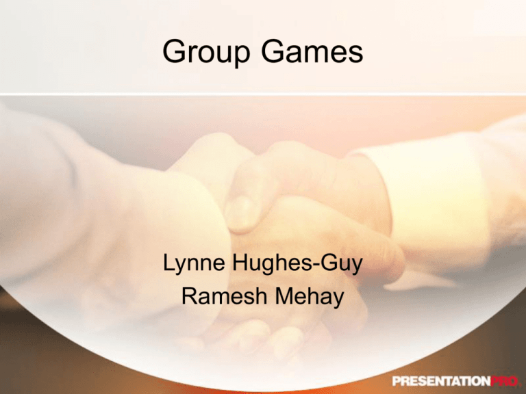Group Games Bradford VTS