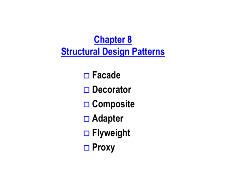 Structural Design Patterns