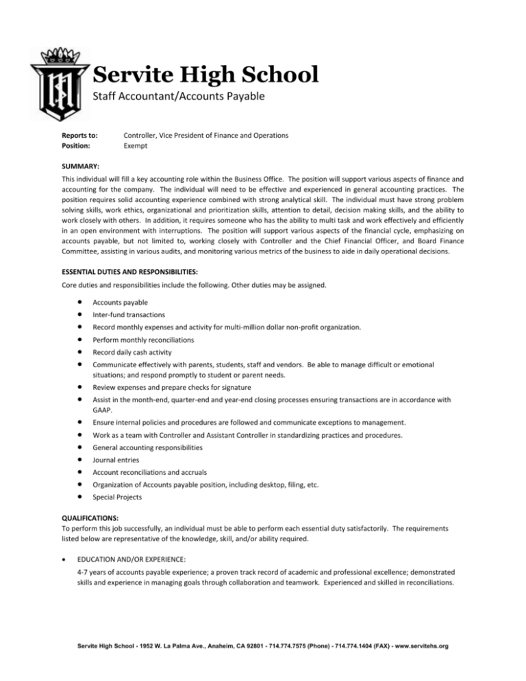 Servite High School