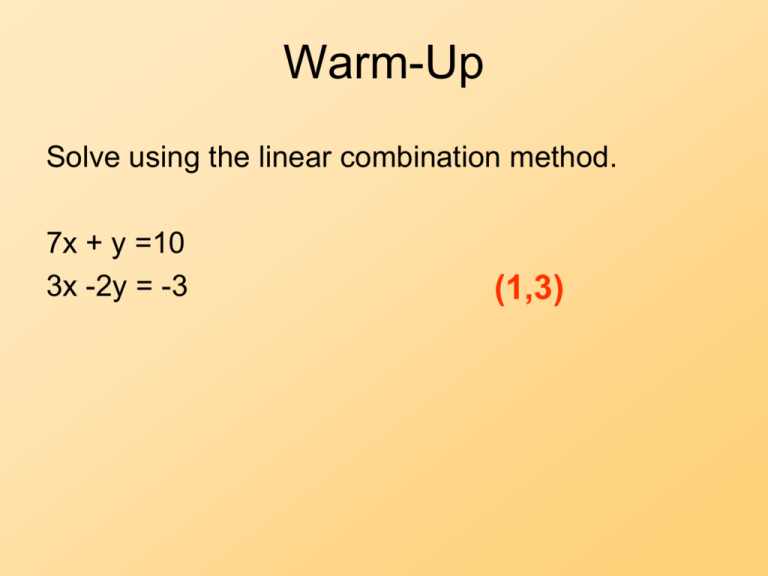 3 6 Solving Systems Of Linear Equations In 3 Variables