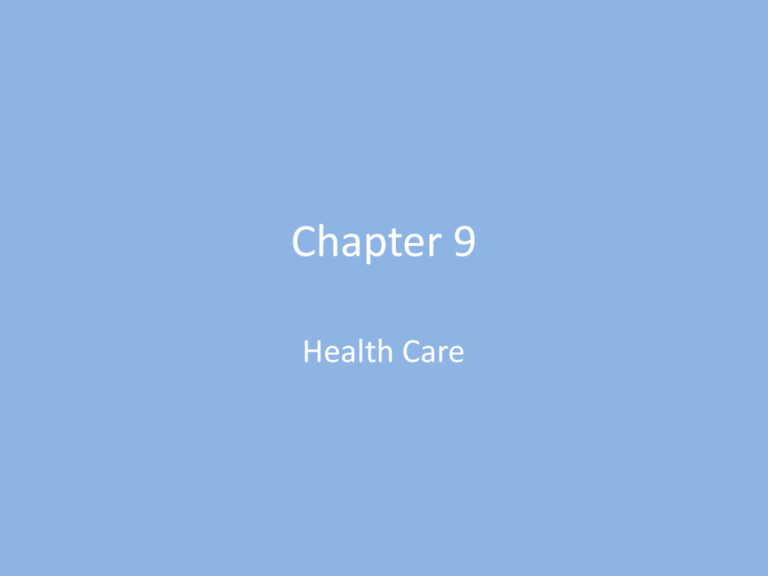 Chapter 9-12 Lecture