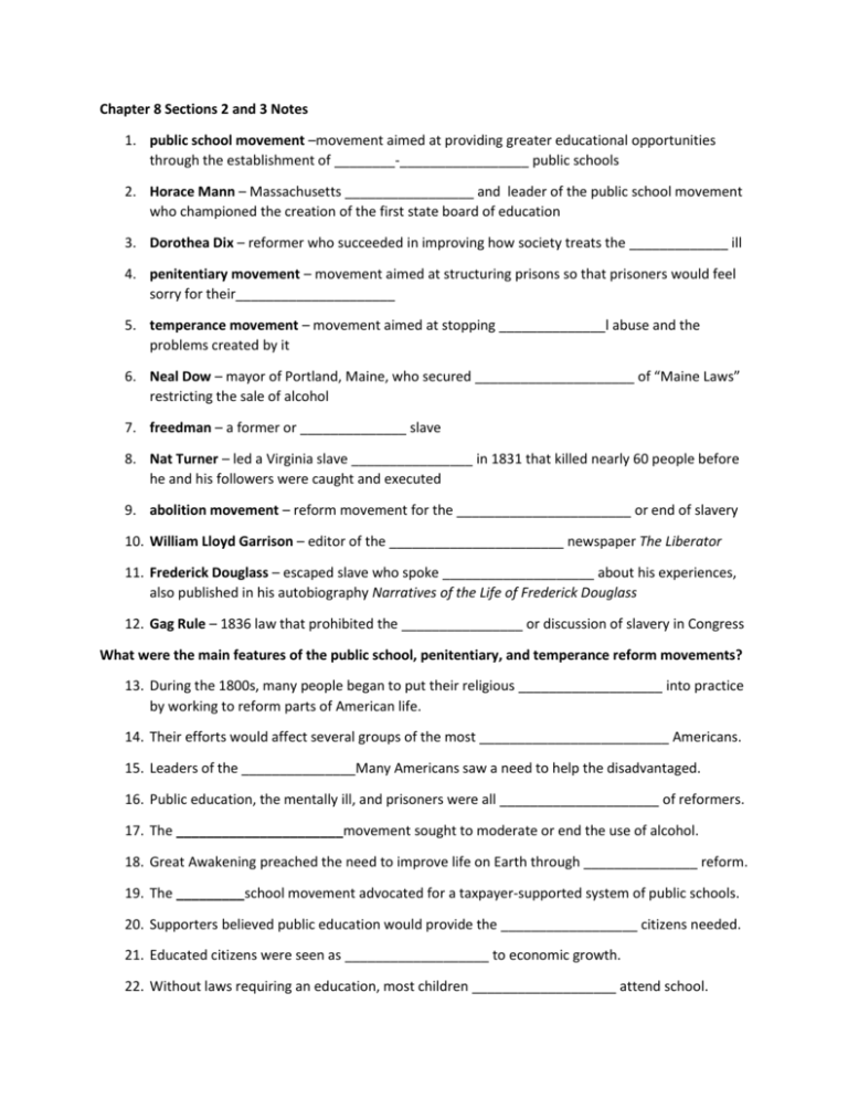 Section 2 Notes Section 3 Notes Section 2 Notes Section 3 Notes