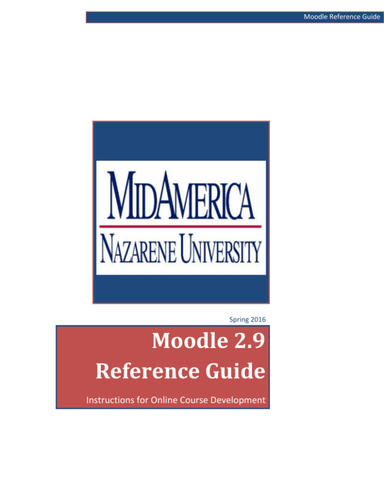 Moodle 27 Reference Guide 5097