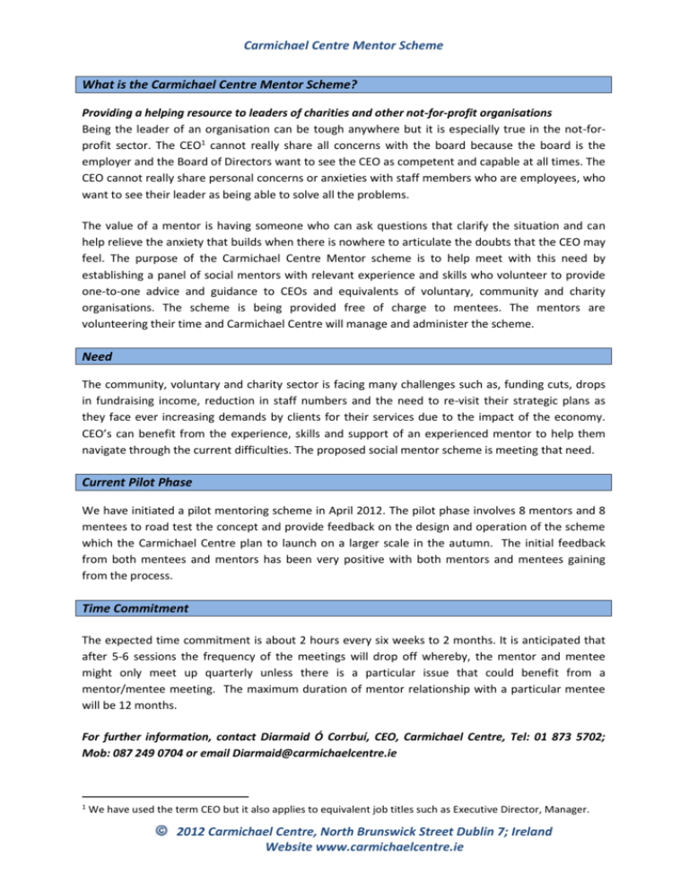 DOCX File - Carmichael Centre