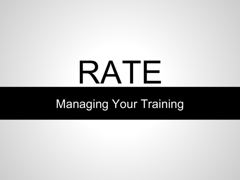 What Is RATE 