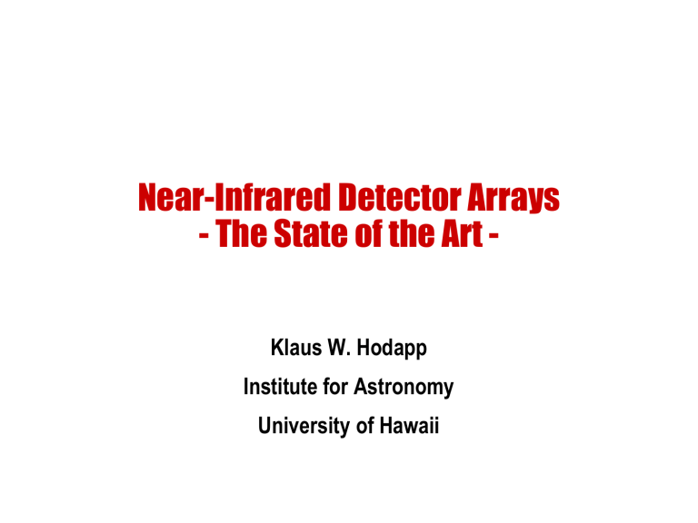 IR-arrays-1 - Institute for Astronomy