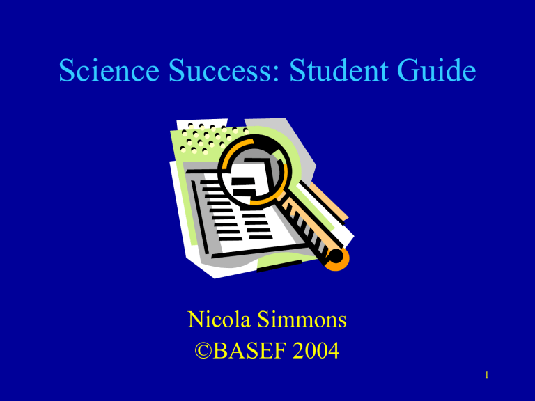 Science Success Student Guide
