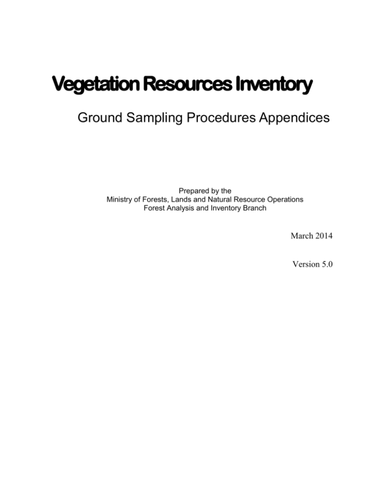 Resources Inventory Committee Publishing Template