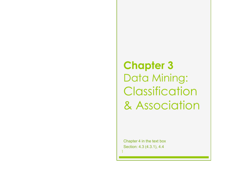 Data Mining Classification