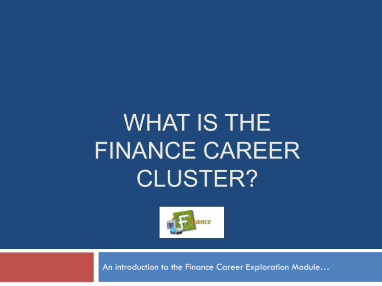 Career Cluster 