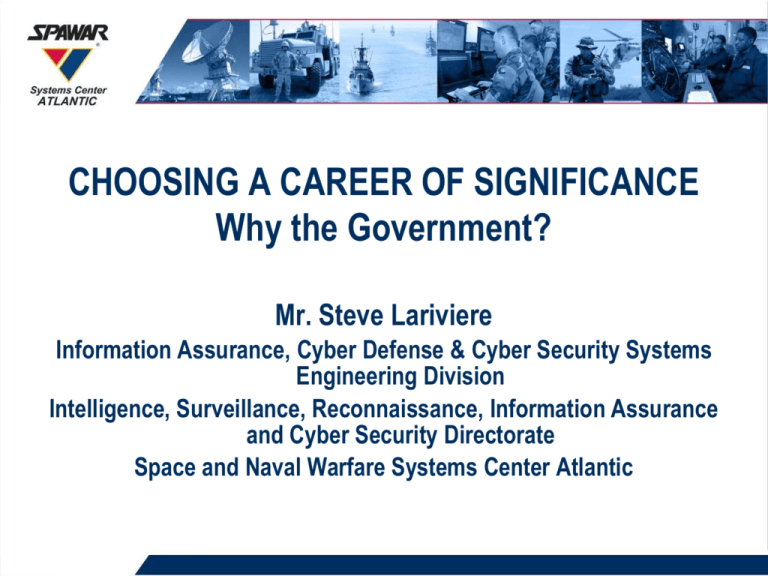Government Careers in Cyber Security & Information Assurance