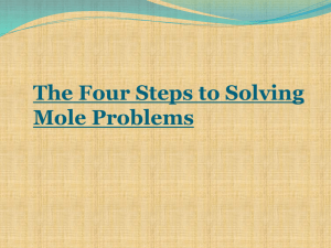 Mole Test Review