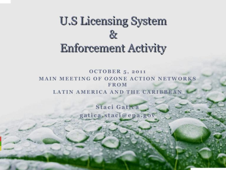 ODS Licensing System