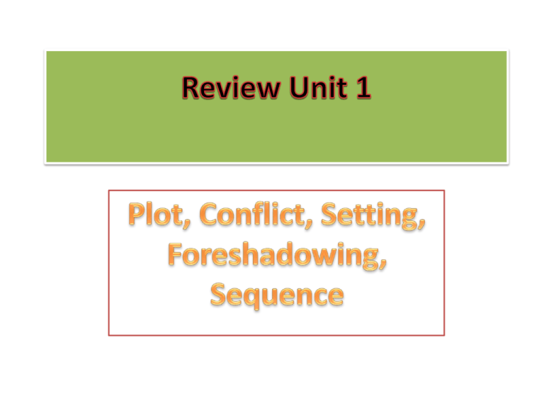 Review Unit 1 Review Unit 1