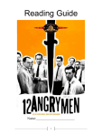 Twelve Angry Men Reading Guide: Character Analysis & Questions