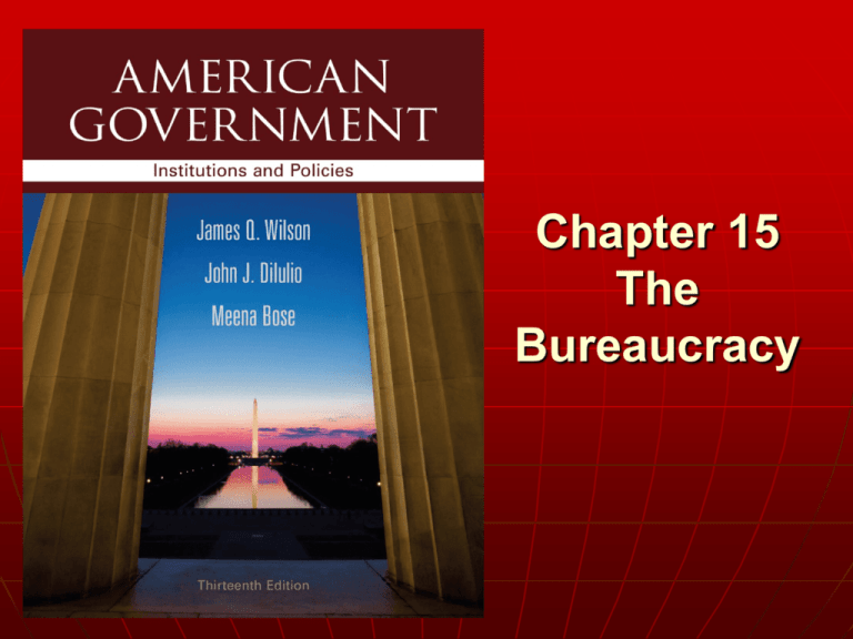 Chapter 15 The Bureaucracy