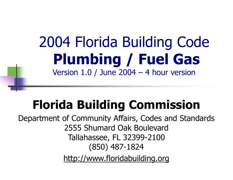 PPT Florida Building Code