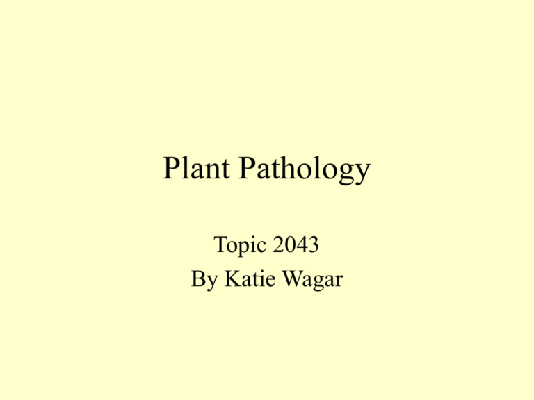 Plant Pathology