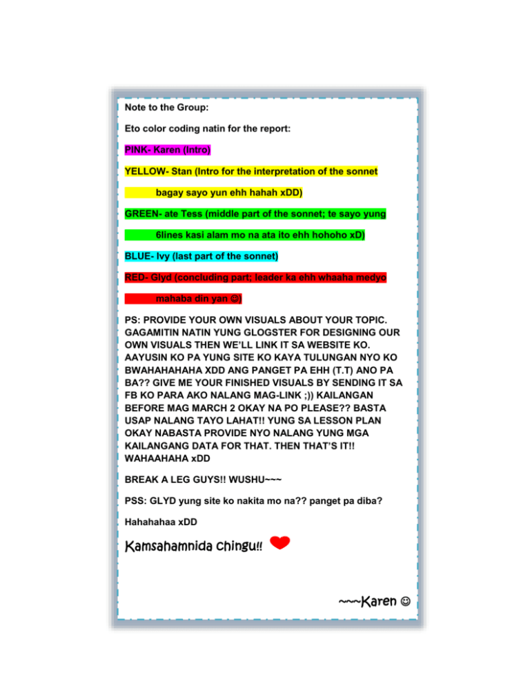 SONNET AND ITS KINDS SONNET 116 By