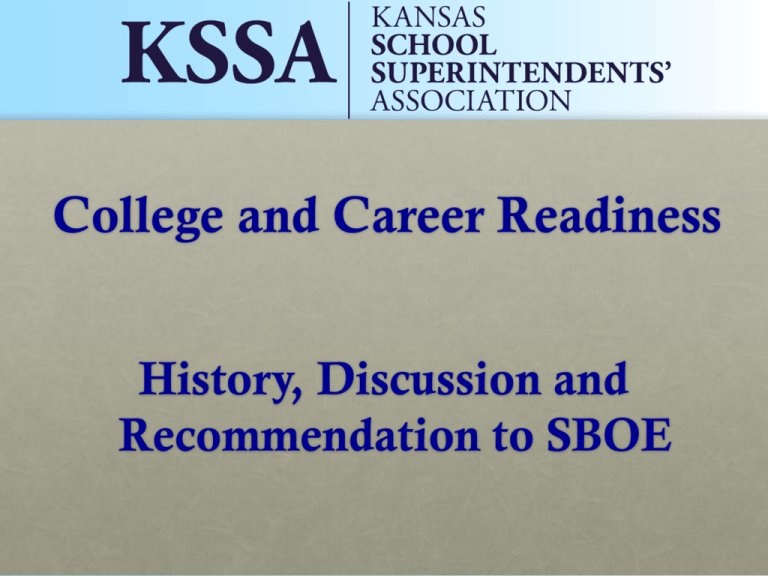 KSSA College and Career Presentation