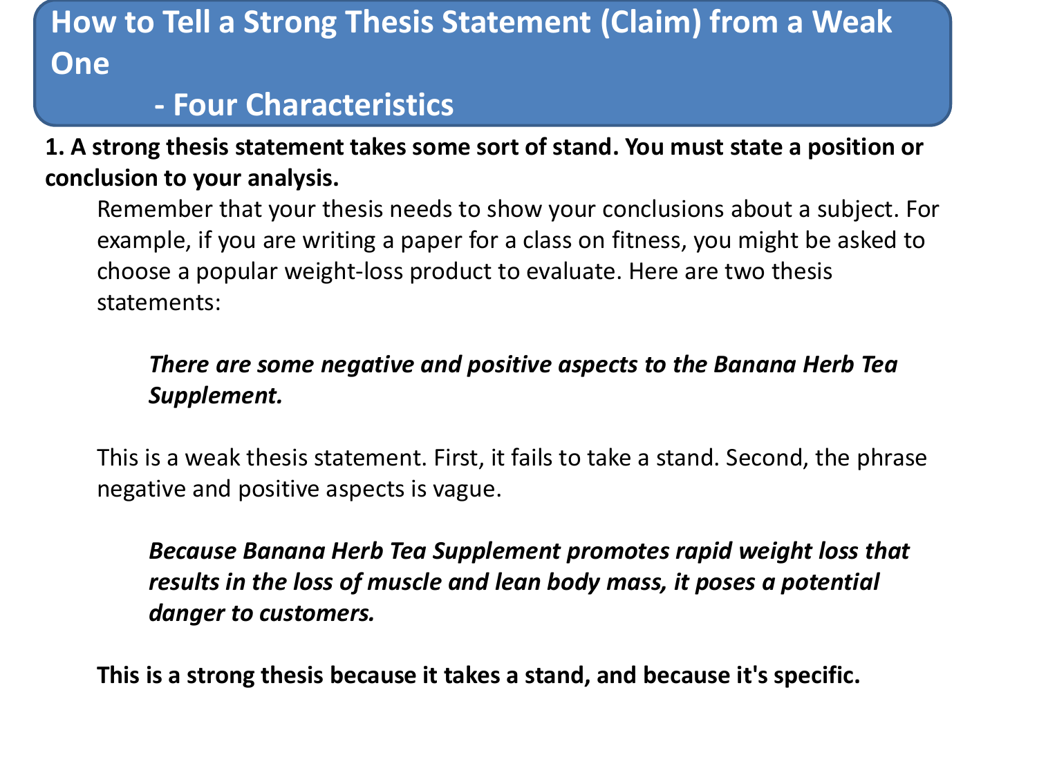 Thesis ions
