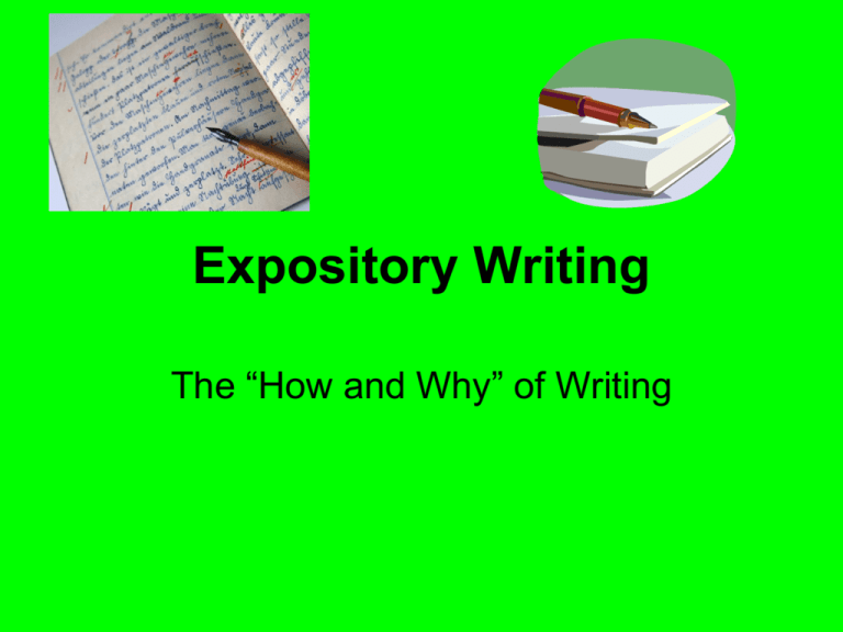 Expository Writing