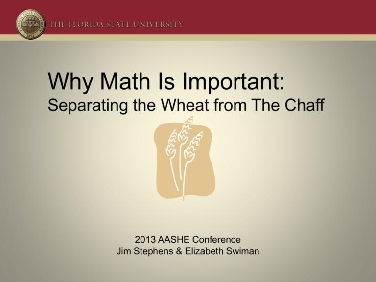 Why Math Is Important
