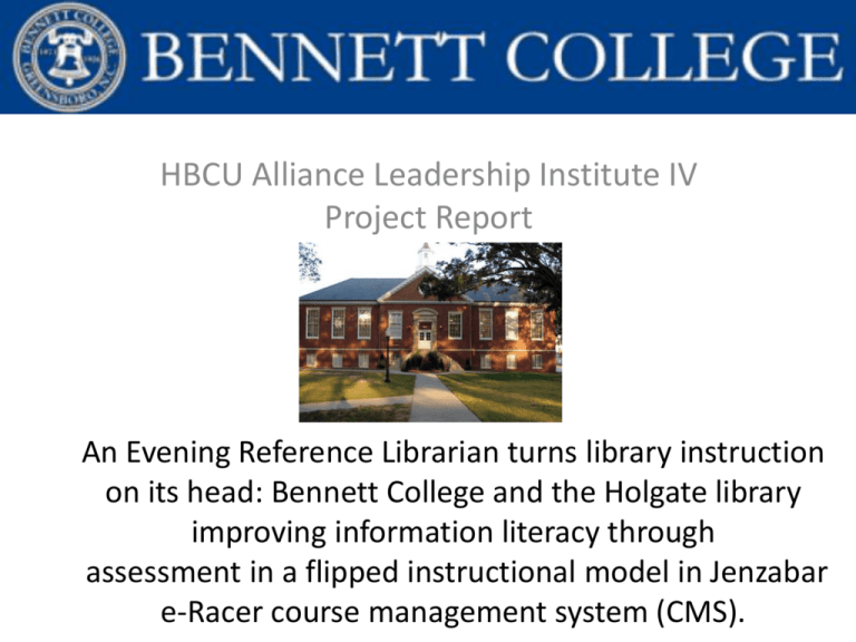Presentation - HBCU Library Alliance