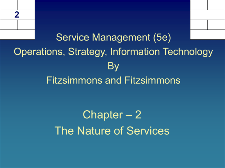 The Nature Of Services
