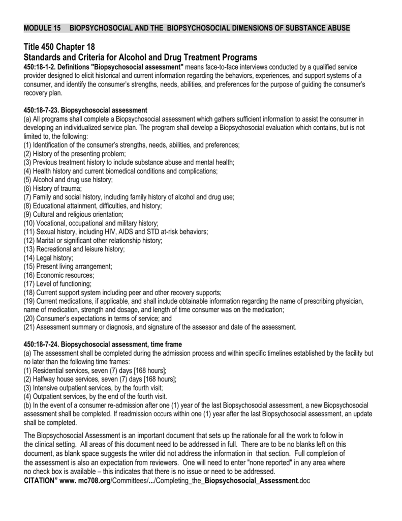 Biopsychosocial Sample Master Of Template Document Free Download Nude