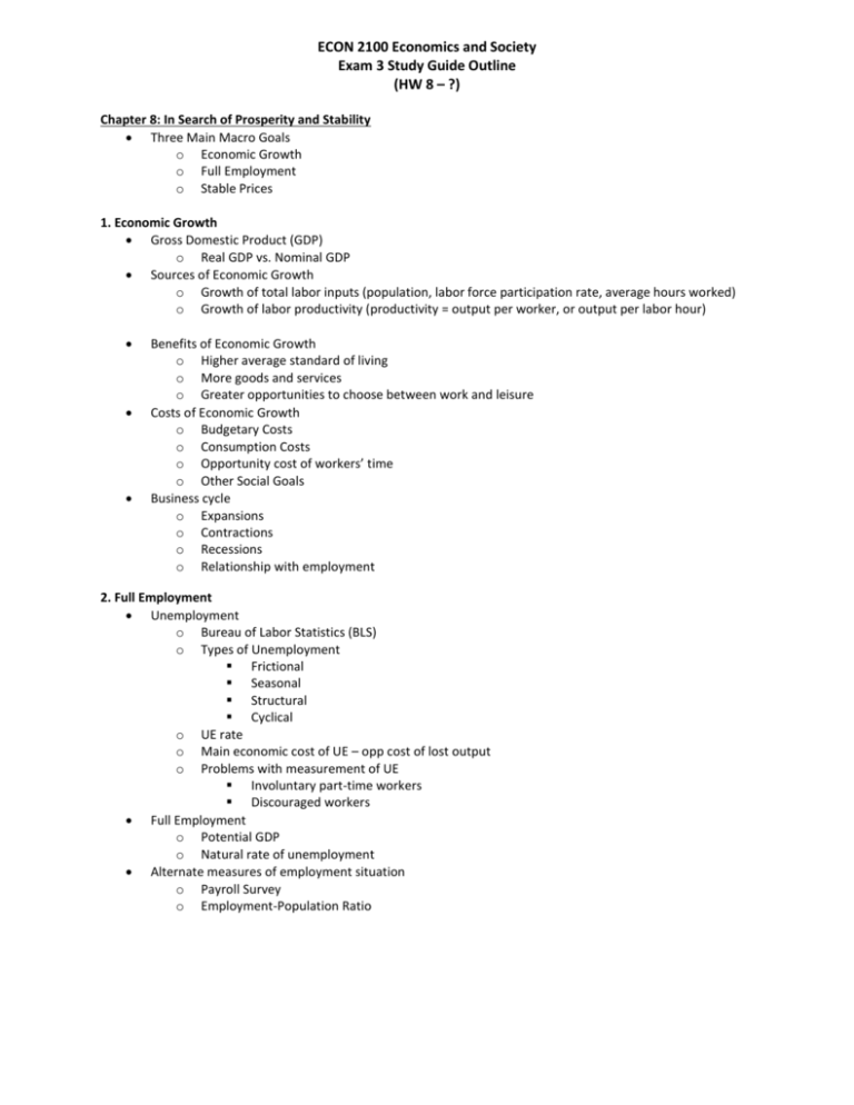 Study Guide Outline