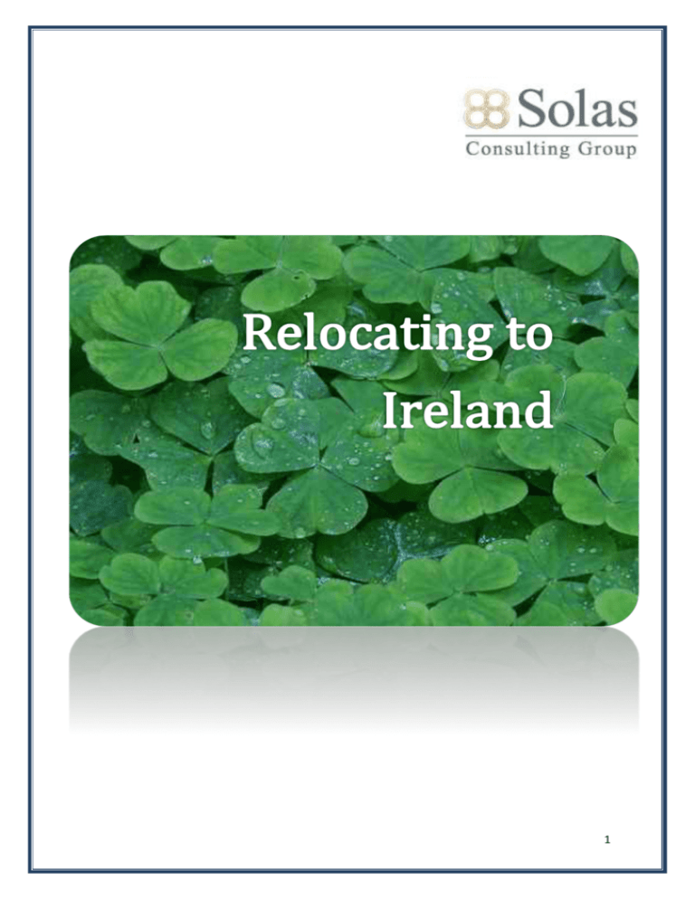 Moving to Ireland - Solas Consulting