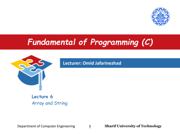 Lecture6 Department Of Computer Engineering