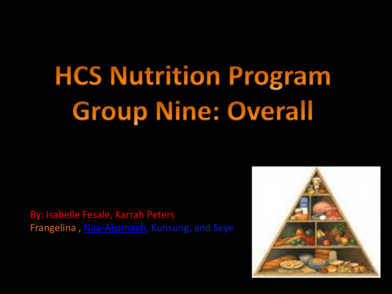 HCS Nutrition Program