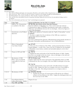 Name: SPICE CHART AP World History Culture/Civilization: