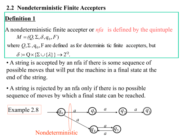 Nondeterministic Finite Accepters (NFA) Explained
