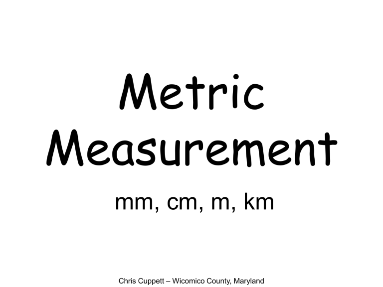 Metric Measurement Metric Measurement